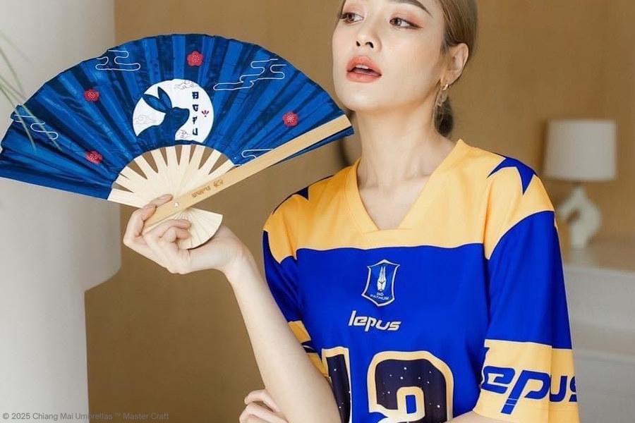 Custom Promotional Folding Hand Fans - Gallery | Chiang Mai Umbrellas