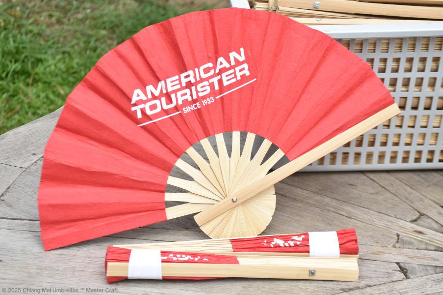 Custom Promotional Folding Hand Fans - Gallery | Chiang Mai Umbrellas
