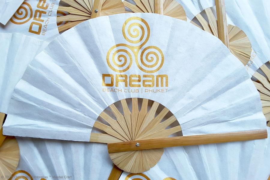 Custom Promotional Folding Hand Fans - Gallery | Chiang Mai Umbrellas