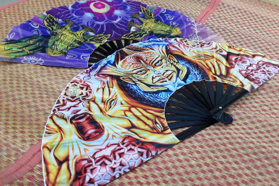 Custom Promotional Folding Hand Fans - Gallery | Chiang Mai Umbrellas