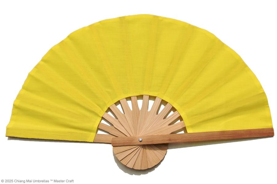 Fabric Folding Hand Fans | Chiang Mai Umbrellas